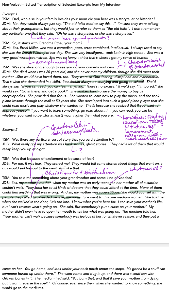 How to Do an Impromptu Family History Interview – The Genealogy Griot